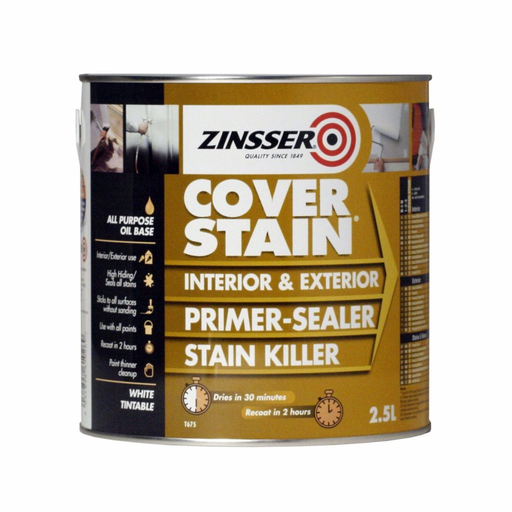 Zinsser Cover Stain 2.5lt. | Primers, Undercoats & Sealers | - Shanahan ...